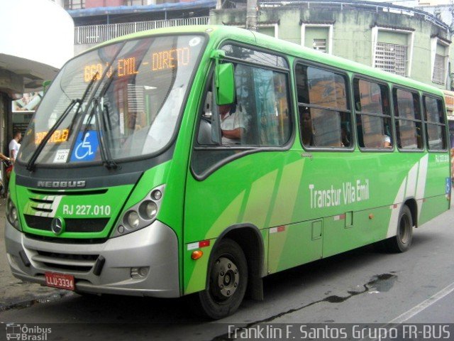 Transtur Vila Emil RJ 227.010 em Nova Iguaçu por Franklin Freire dos ...